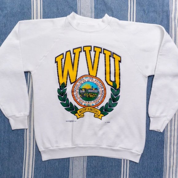 Sweaters | 8s West Virginia Wvu Mountaineers College University Shirt ...